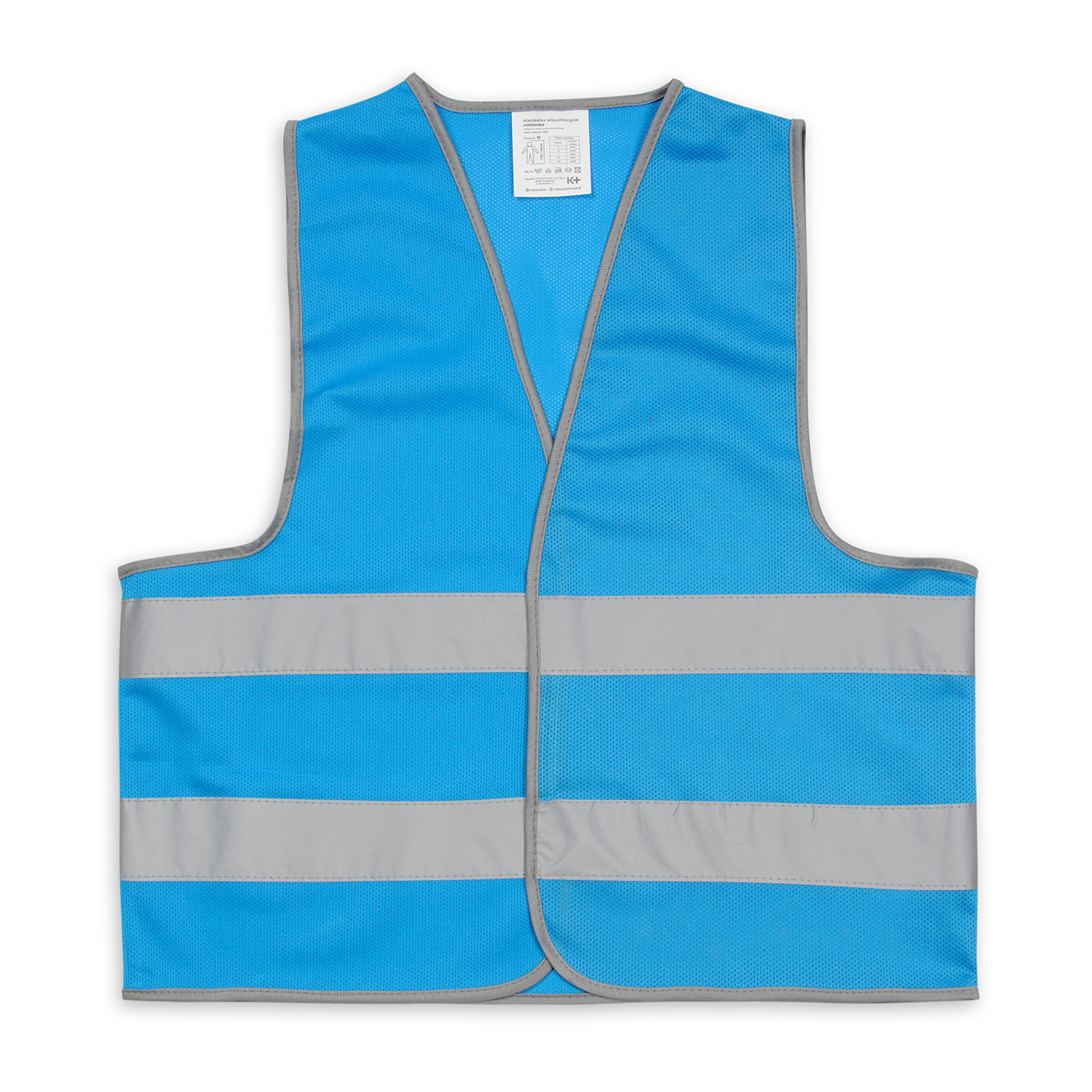 Kamizelka odblaskowa Wizualizacyjna - Niebieska - Refloactive.pl