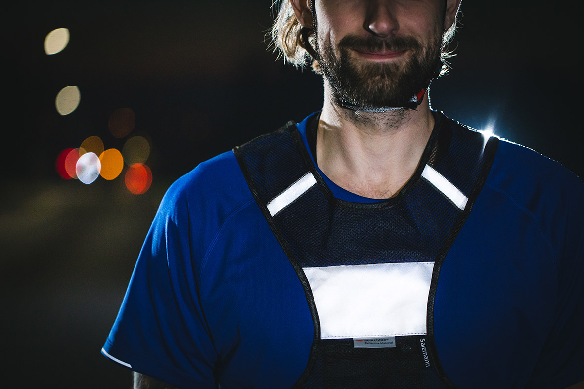 Szelka odblaskowa Running Vest - Żółte - Refloactive.pl